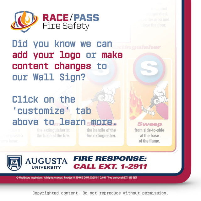 RACE/PASS Fire Safety Wall Sign – RACE/PASS Fire Safety Solutions